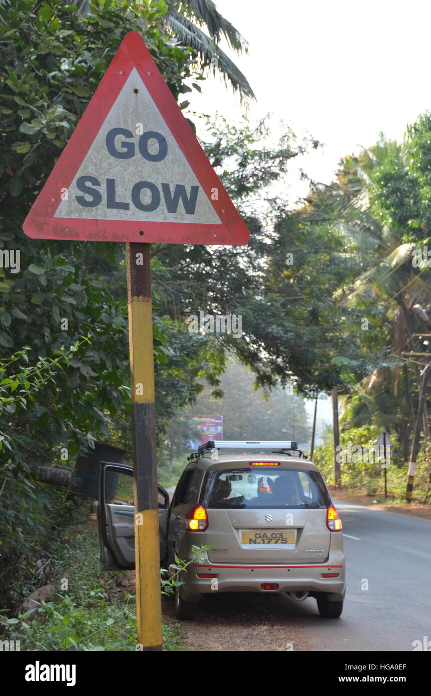 Go slow hi-res stock photography and images - Alamy