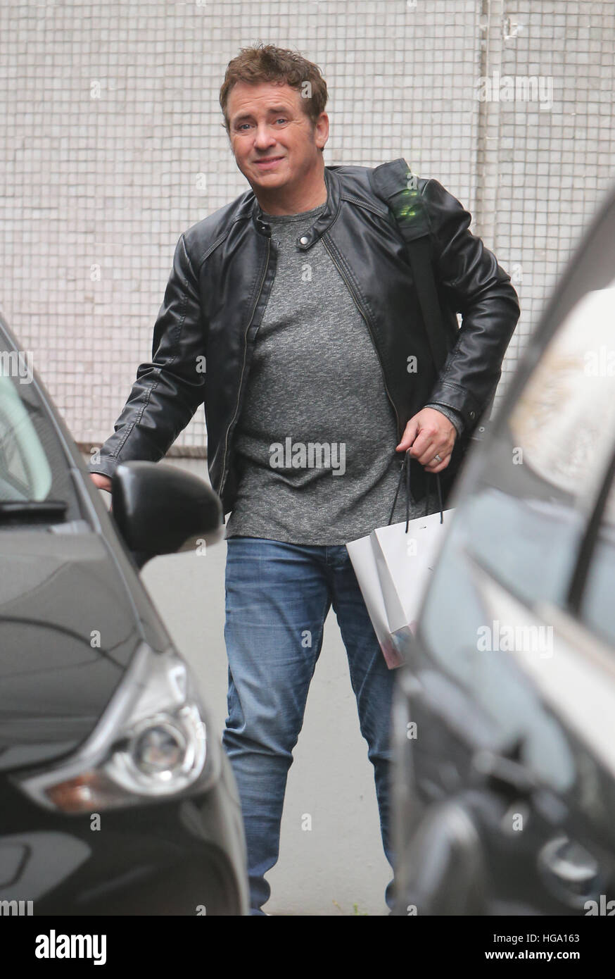 Shane Richie outside ITV Studios Featuring: Shane Richie Where: London ...