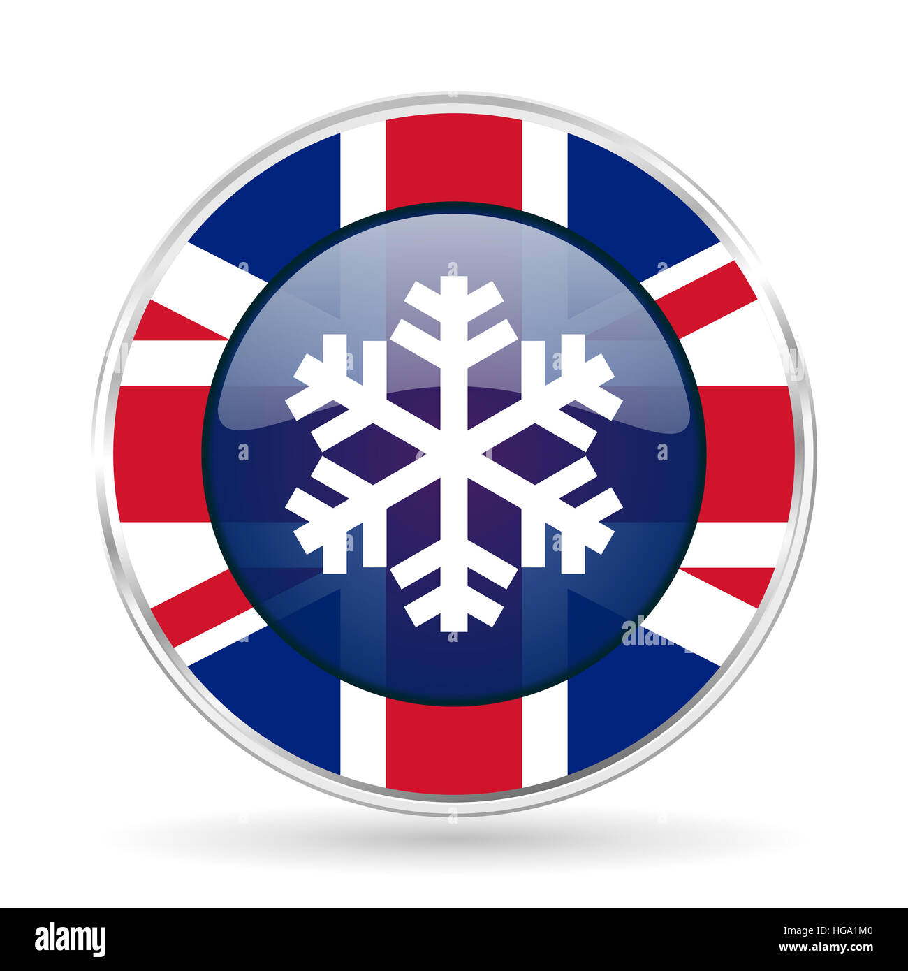 English winter border Cut Out Stock Images & Pictures - Alamy