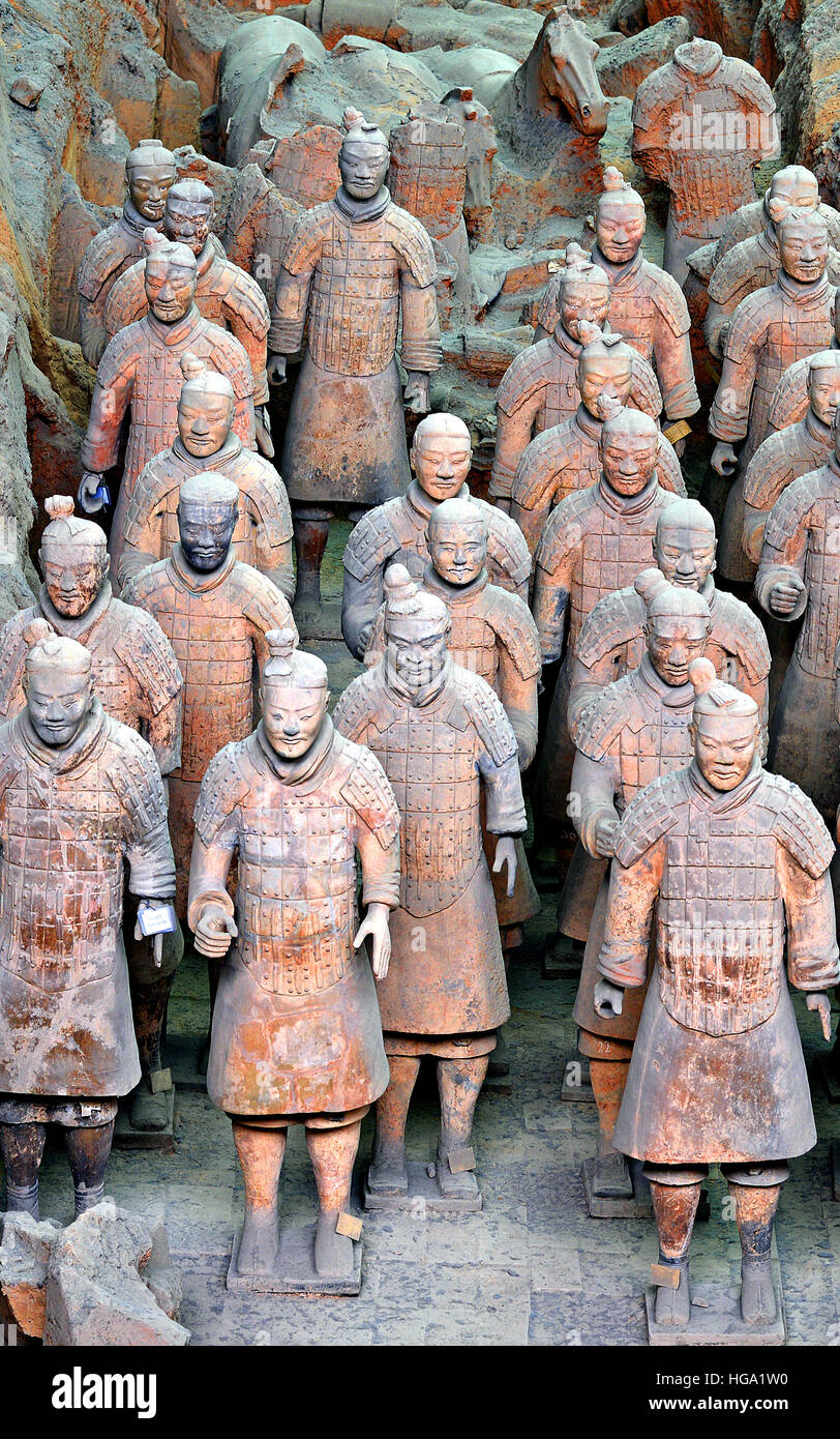 Terracotta army china qin museum hi-res stock photography and images ...