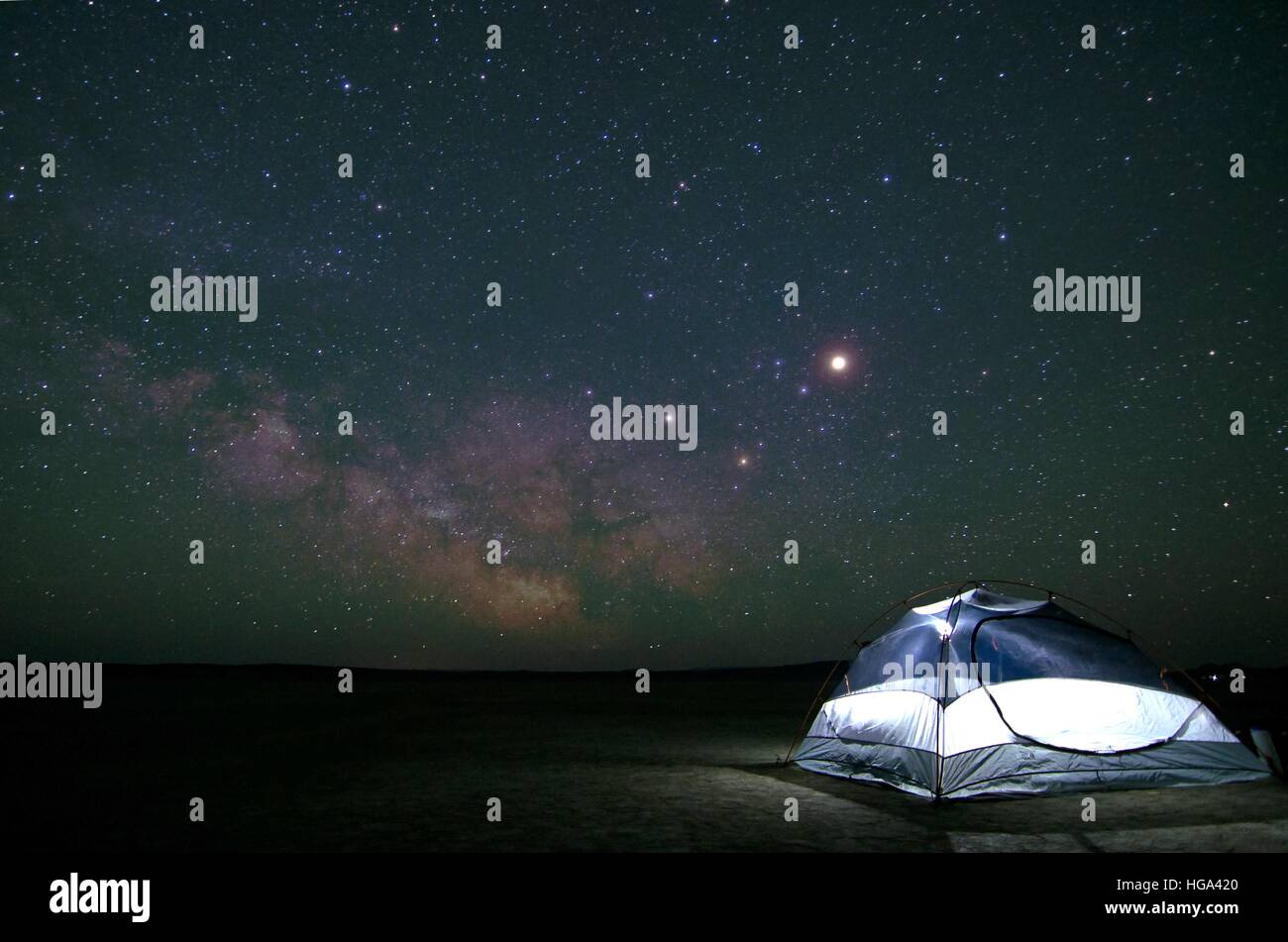 camping under the stars Stock Photo - Alamy