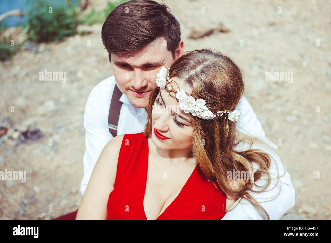 Woman straddling man hi-res stock photography and images - Alamy