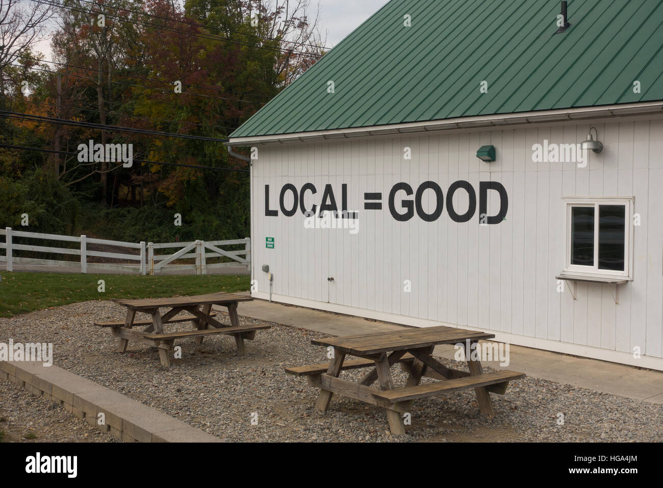 Bellvale Farms creamery Warwick New York Stock Photo - Alamy