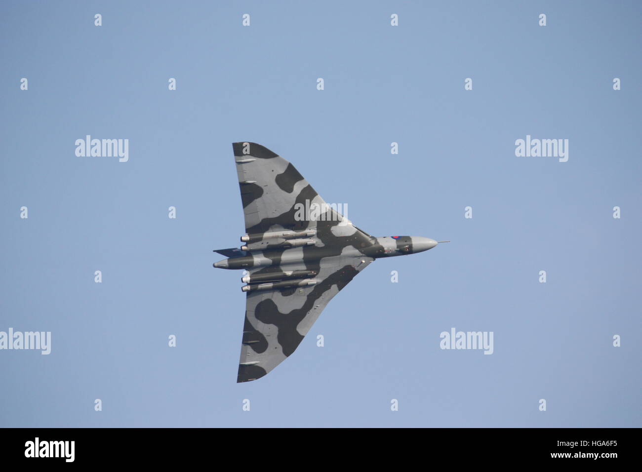 Vulcan XH558 Bomber aeroplane Stock Photo - Alamy