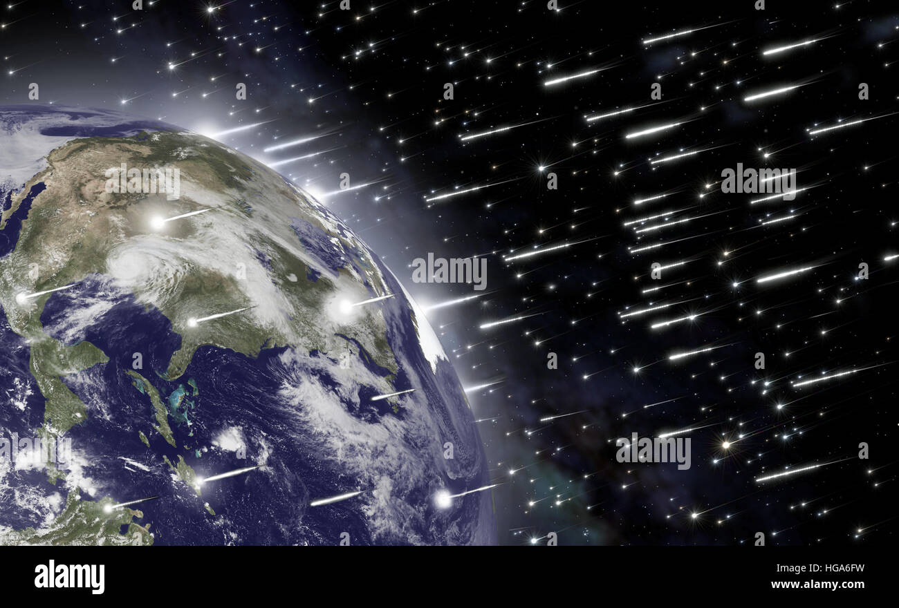 Earth meteorite collision hi-res stock photography and images - Alamy