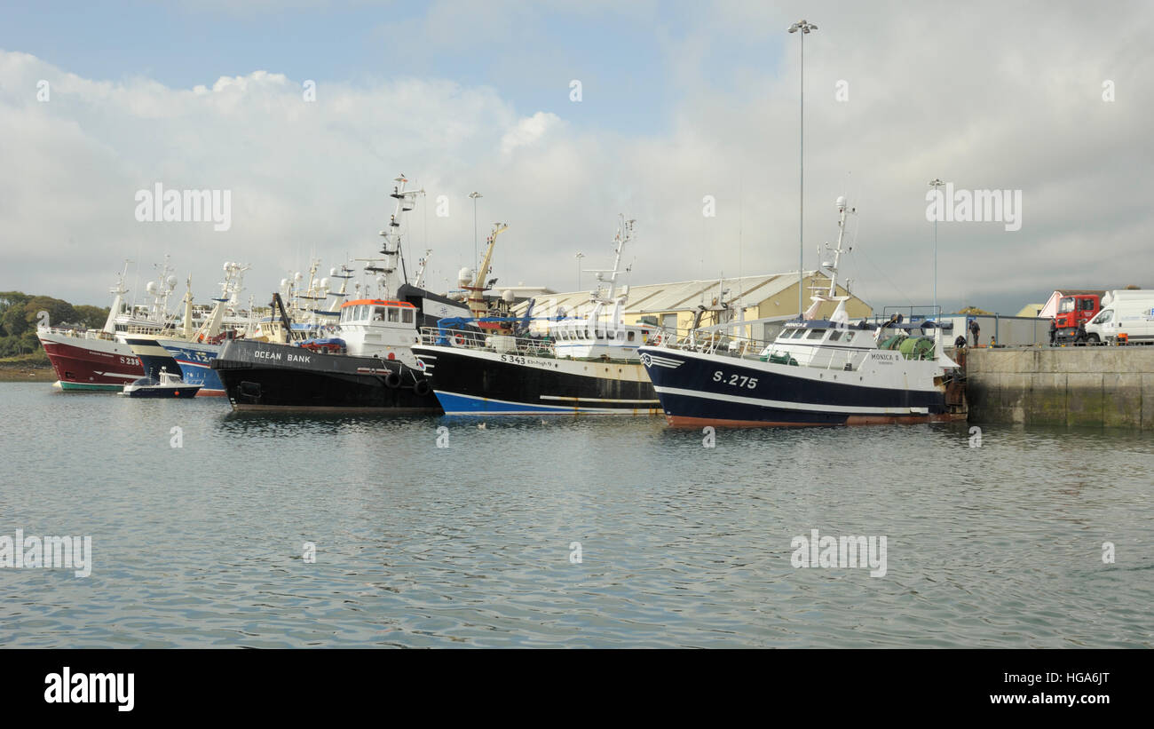 Castletown Berehaven Boats Stock Photo - Alamy