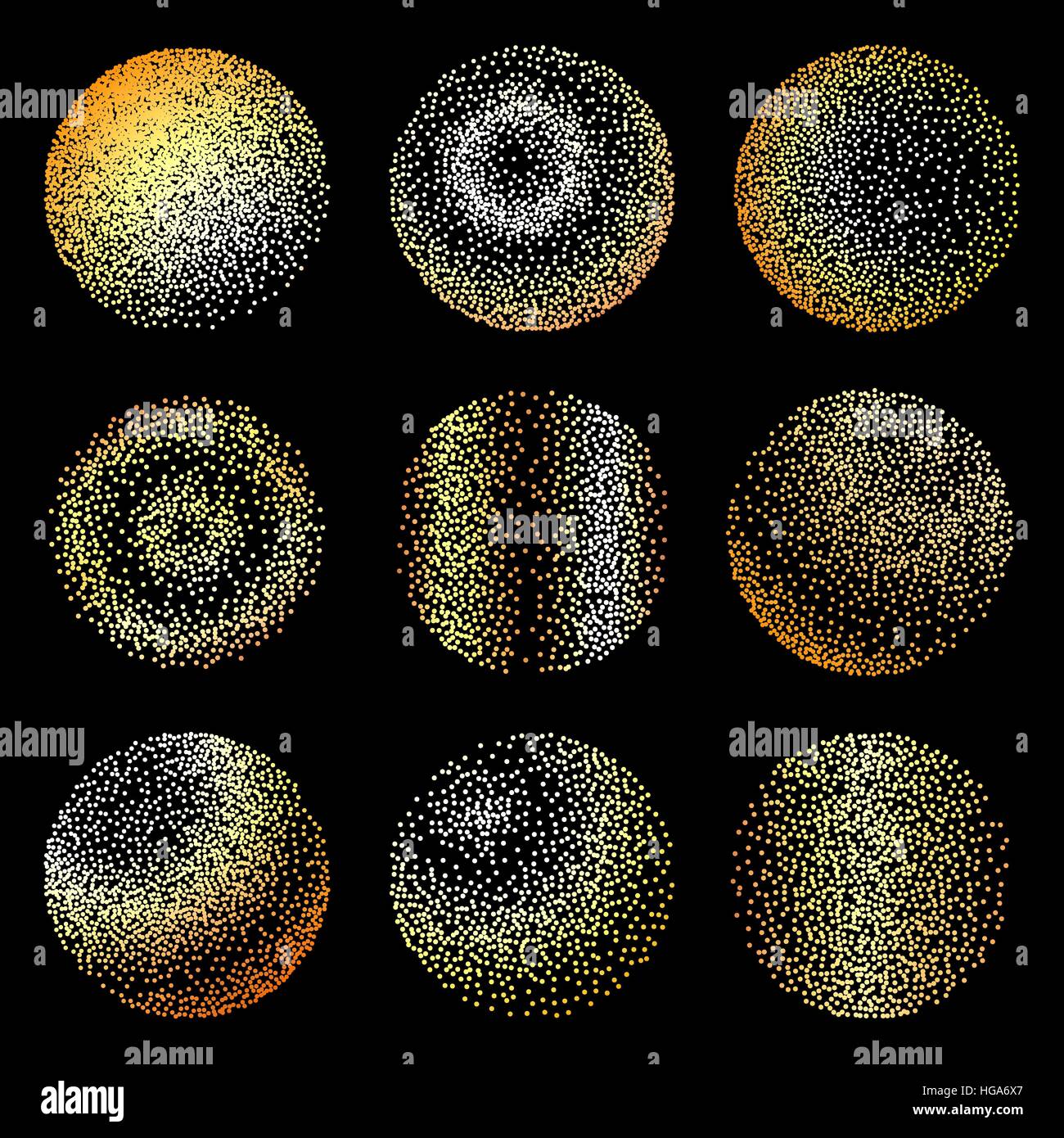 Golden circles hi-res stock photography and images - Alamy
