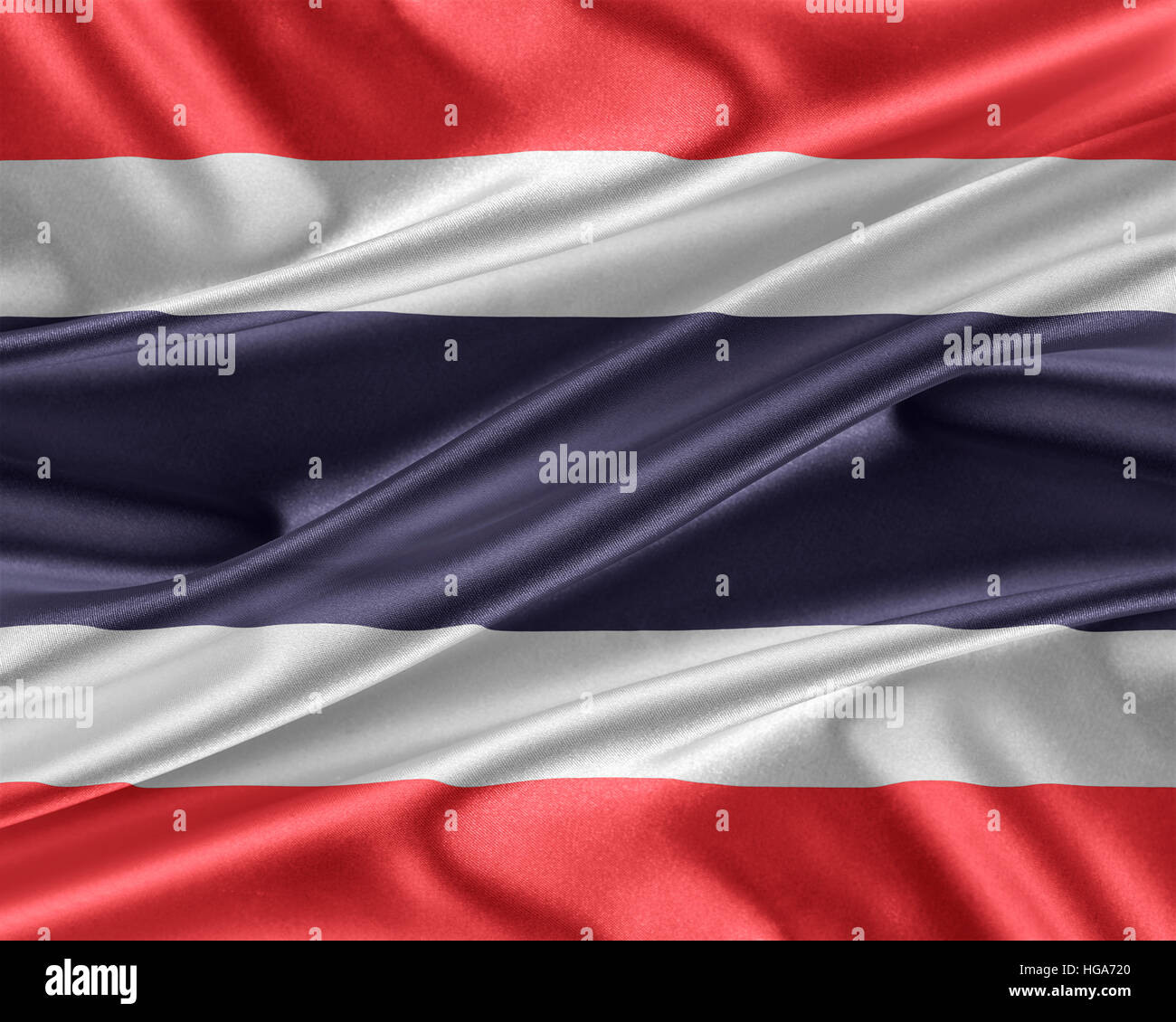 Flying a thailand flag hi-res stock photography and images - Alamy