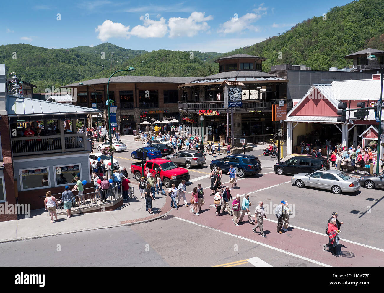 Gatlinburg is a mountain resort city in Sevier County, Tennessee ...
