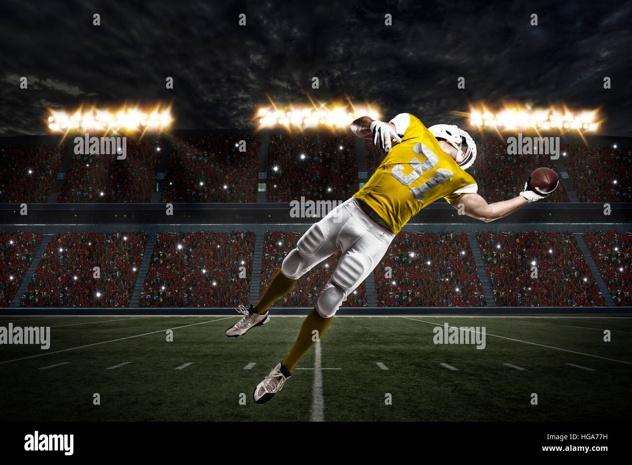 Football ball football yellow ball hi-res stock photography and images ...