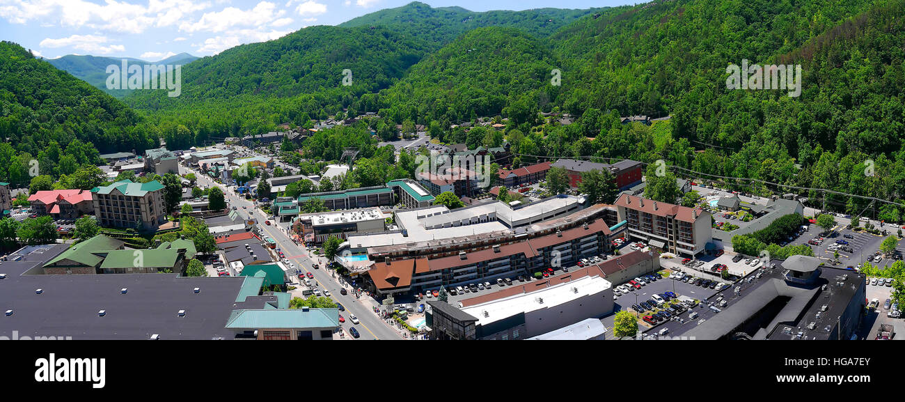 Gatlinburg is a mountain resort city in Sevier County, Tennessee ...
