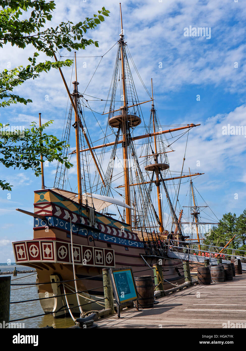 Historic Jamestown on the James River where the earliest European ...