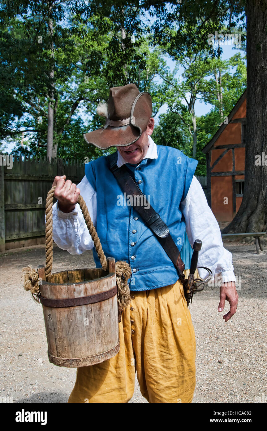 Historic Jamestown on the James River where the earliest European ...