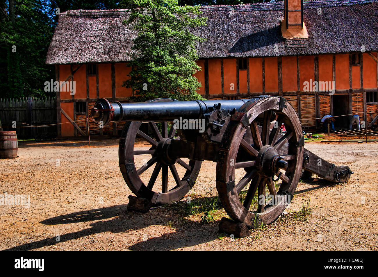 Historic Jamestown on the James River where the earliest European ...