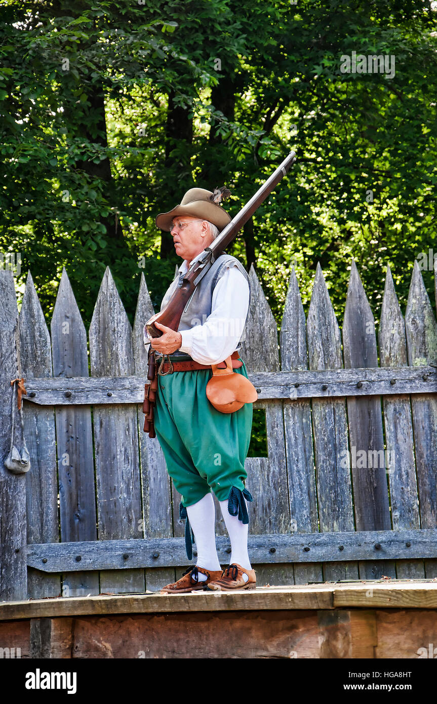 Historic Jamestown on the James River where the earliest European ...
