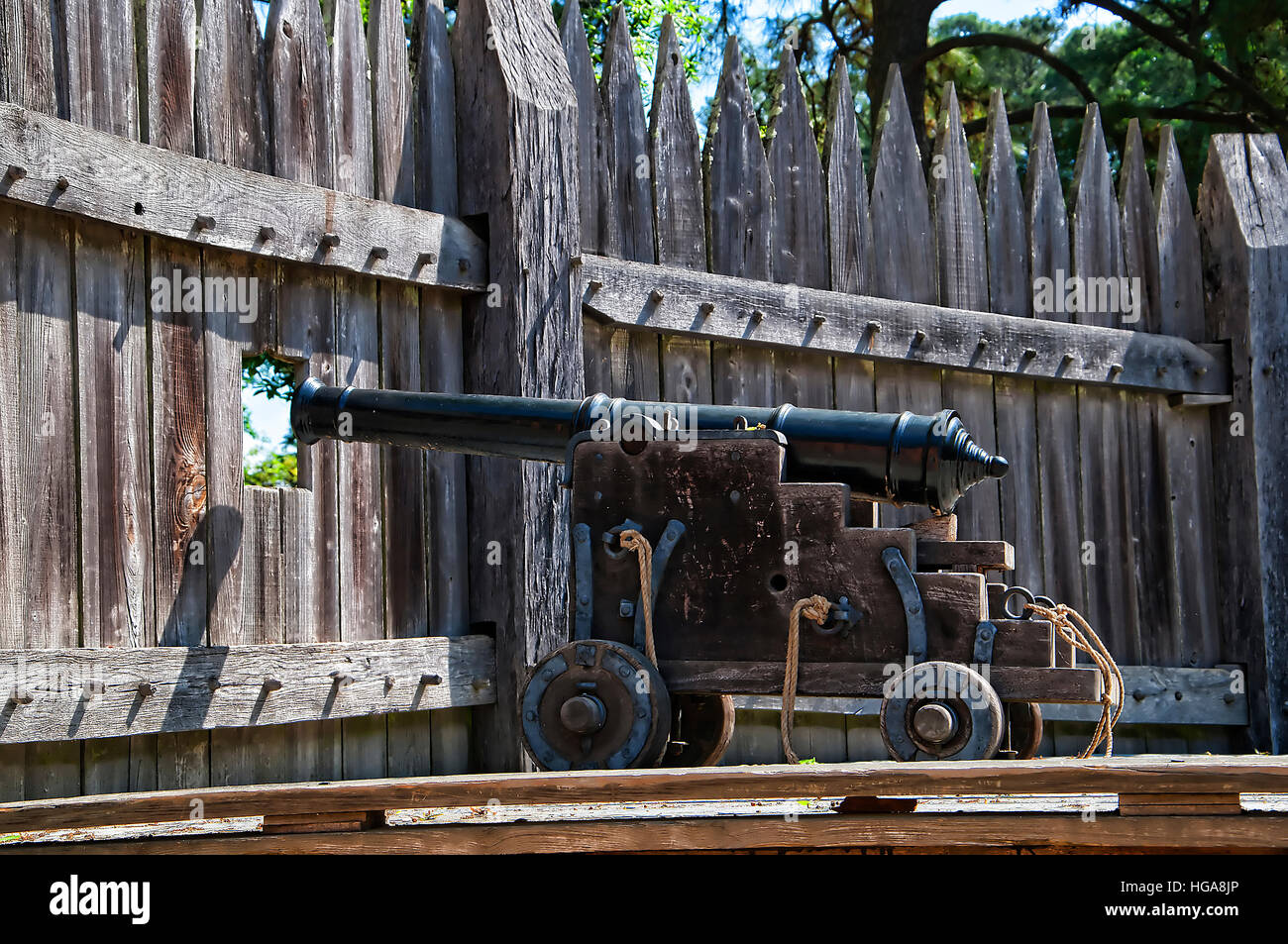 Historic Jamestown on the James River where the earliest European ...