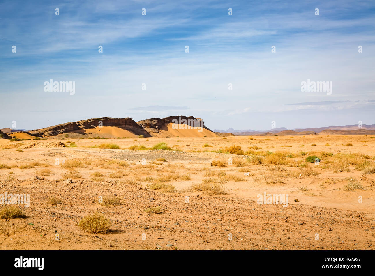 Landscape of southern Morocco is characterized by mountains, plains ...