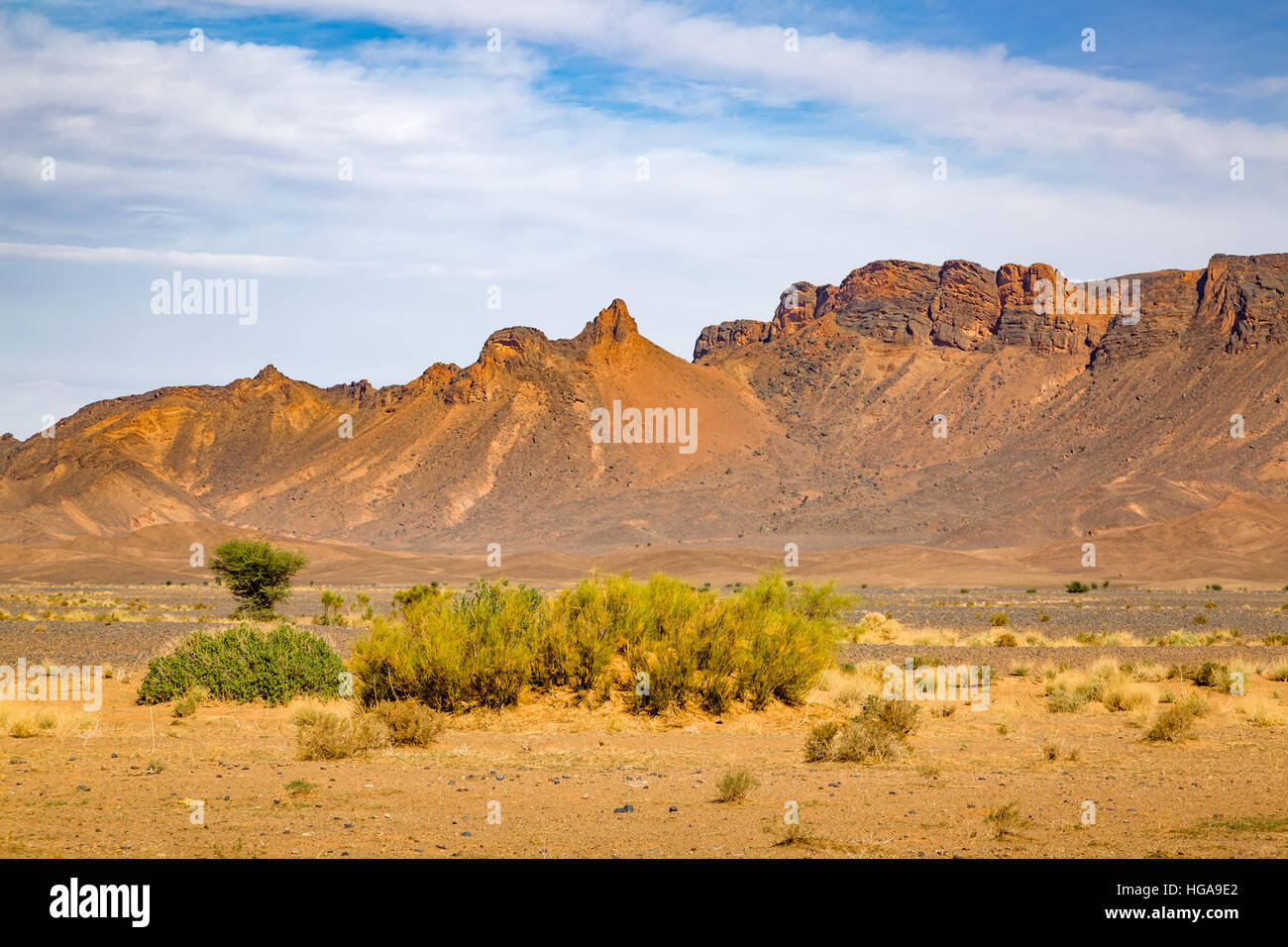 Landscape of southern Morocco is characterized by mountains, plains ...