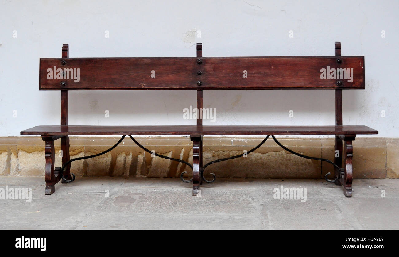 old wooden bench Stock Photo - Alamy