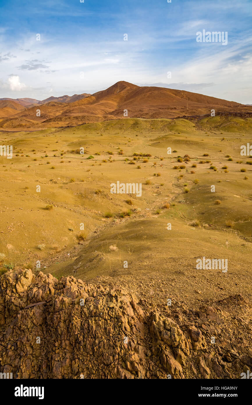 Landscape of southern Morocco is characterized by mountains, plains ...