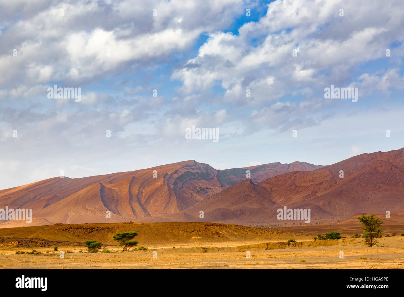 Landscape of southern Morocco is characterized by mountains, plains ...