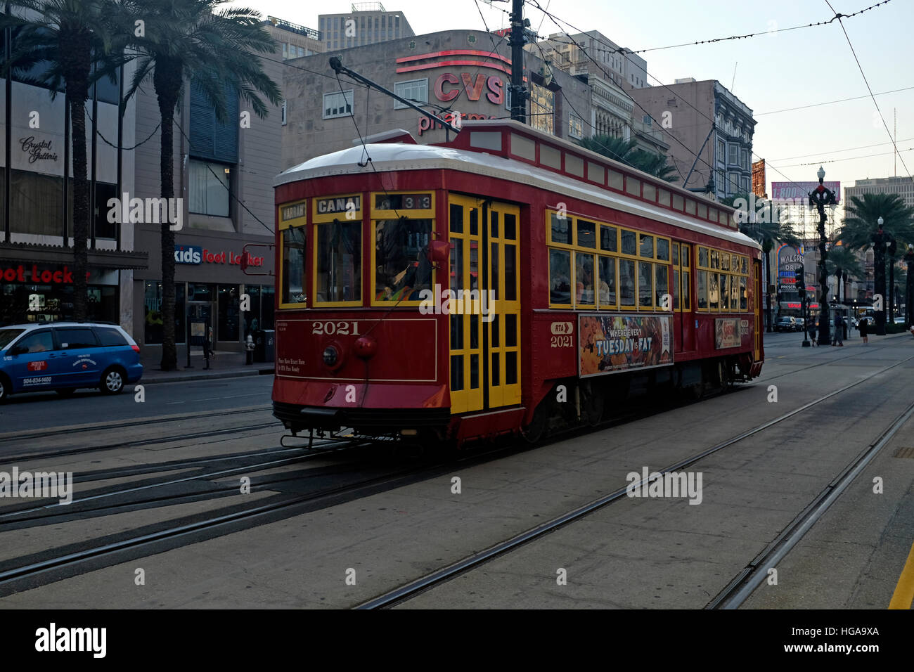 New streetcar rails hi-res stock photography and images - Alamy