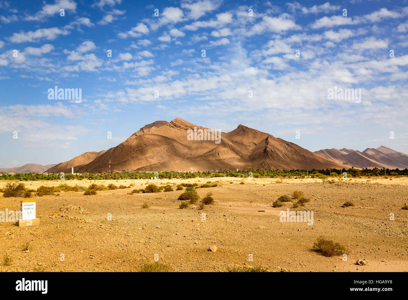 Landscape of southern Morocco is characterized by mountains, plains ...