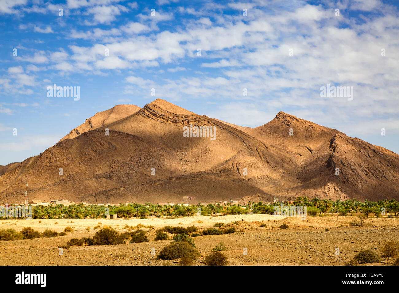 Landscape of southern Morocco is characterized by mountains, plains ...