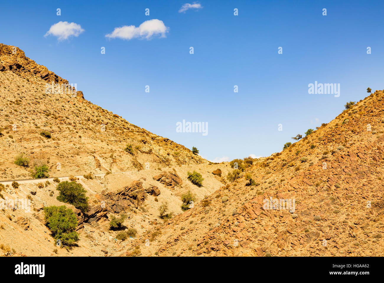 Landscape of southern Morocco is characterized by mountains, plains ...