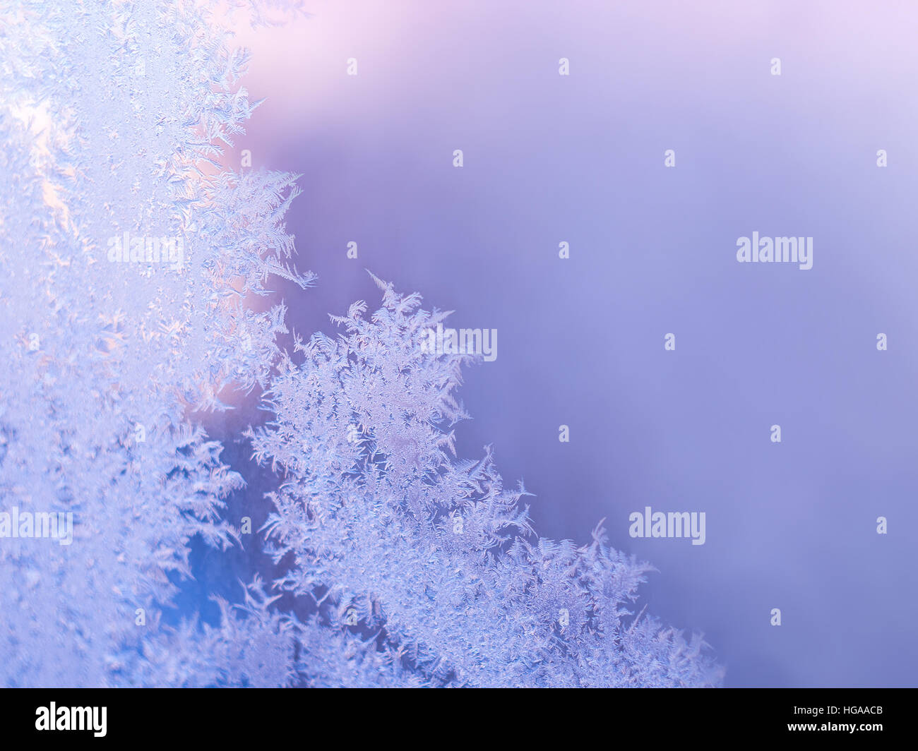 Winter background. Pattern frosty as the frame on the left Stock Photo ...