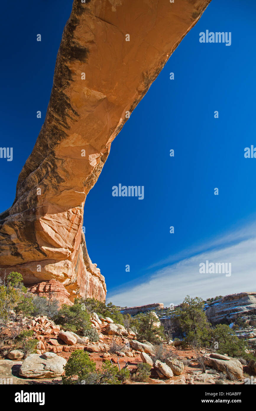 Natural Bridges National Monument, Utah - The Owachomo Bridge, one of ...