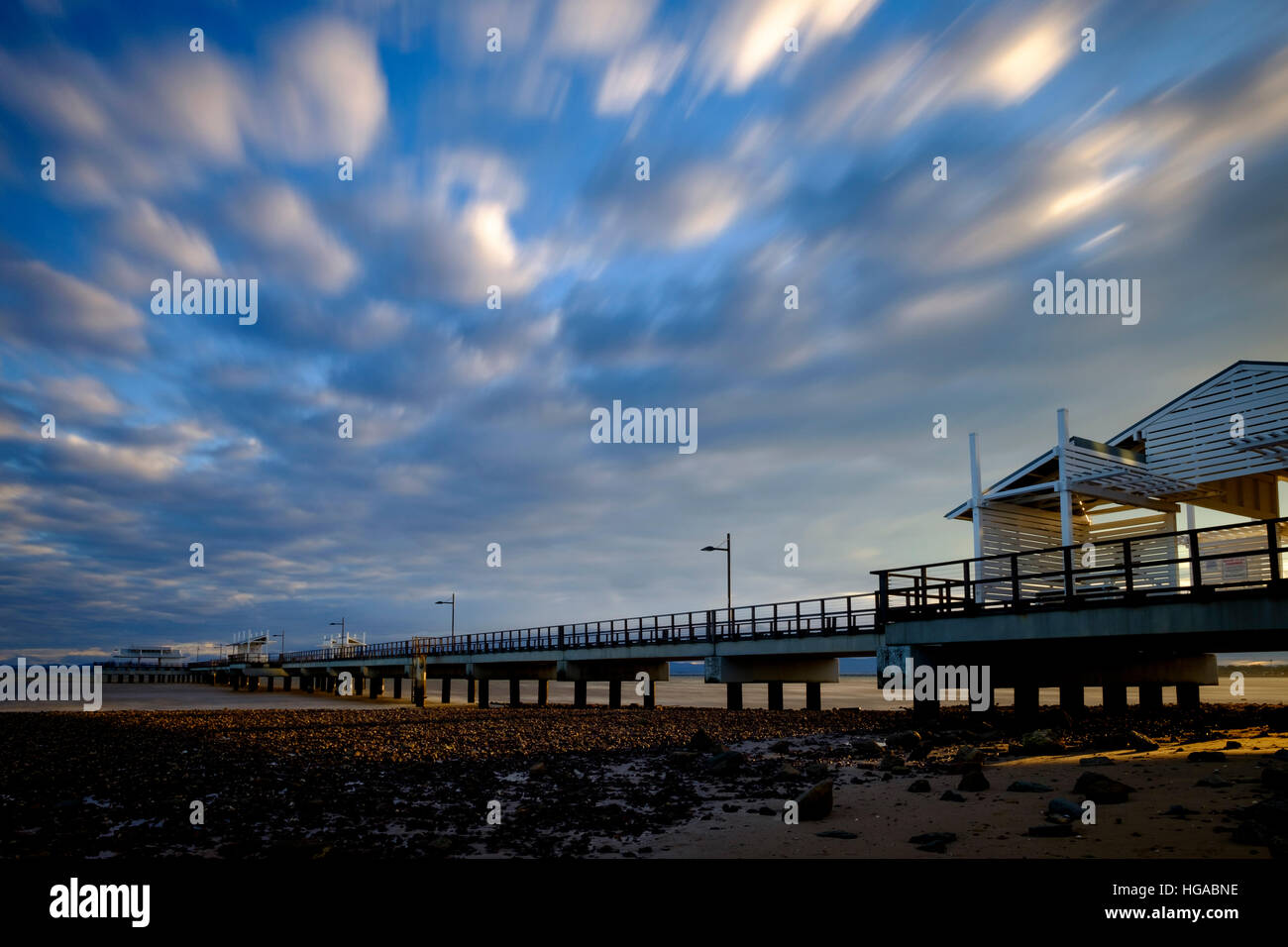 Woody Point Jetty Stock Photo - Alamy