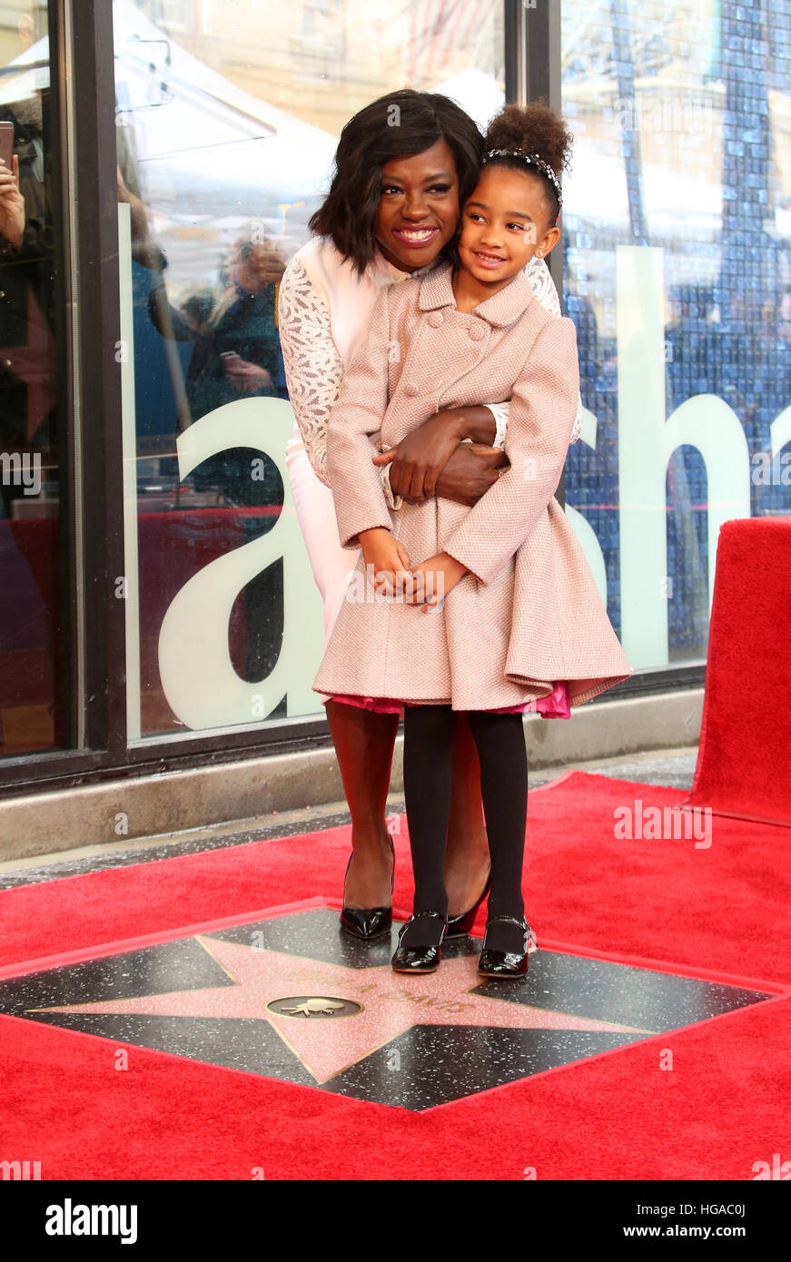 Hollywood, CA. 05th Jan, 2017. Viola Davis, Genesis Tennon, At Viola ...