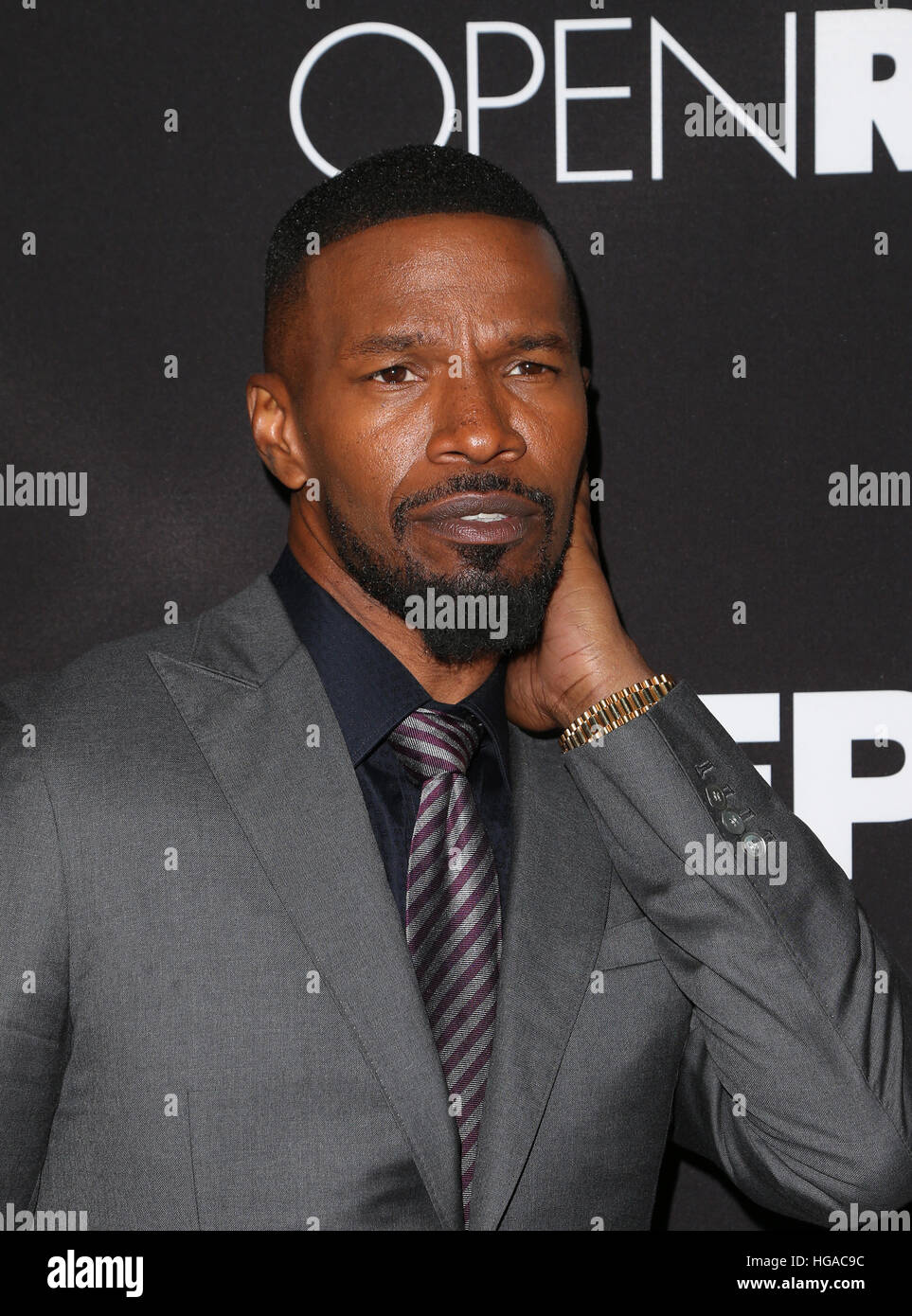 Los Angeles, CA, USA. 05th Jan, 2017. Jamie Foxx, At Premiere Of Open ...