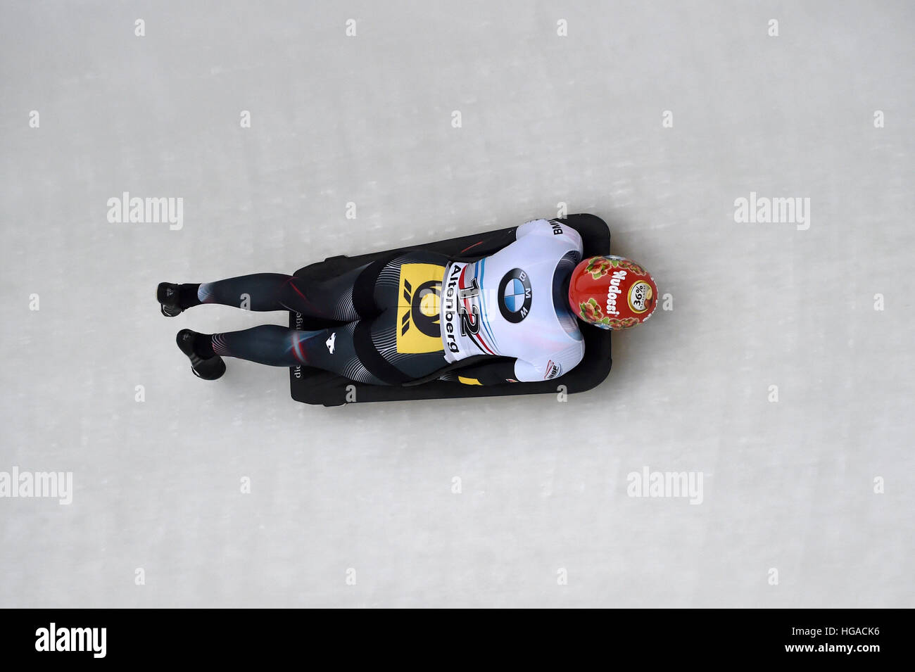 Altenberg, Germany. 06th Jan, 2017. The German skeleton athlete Tina ...