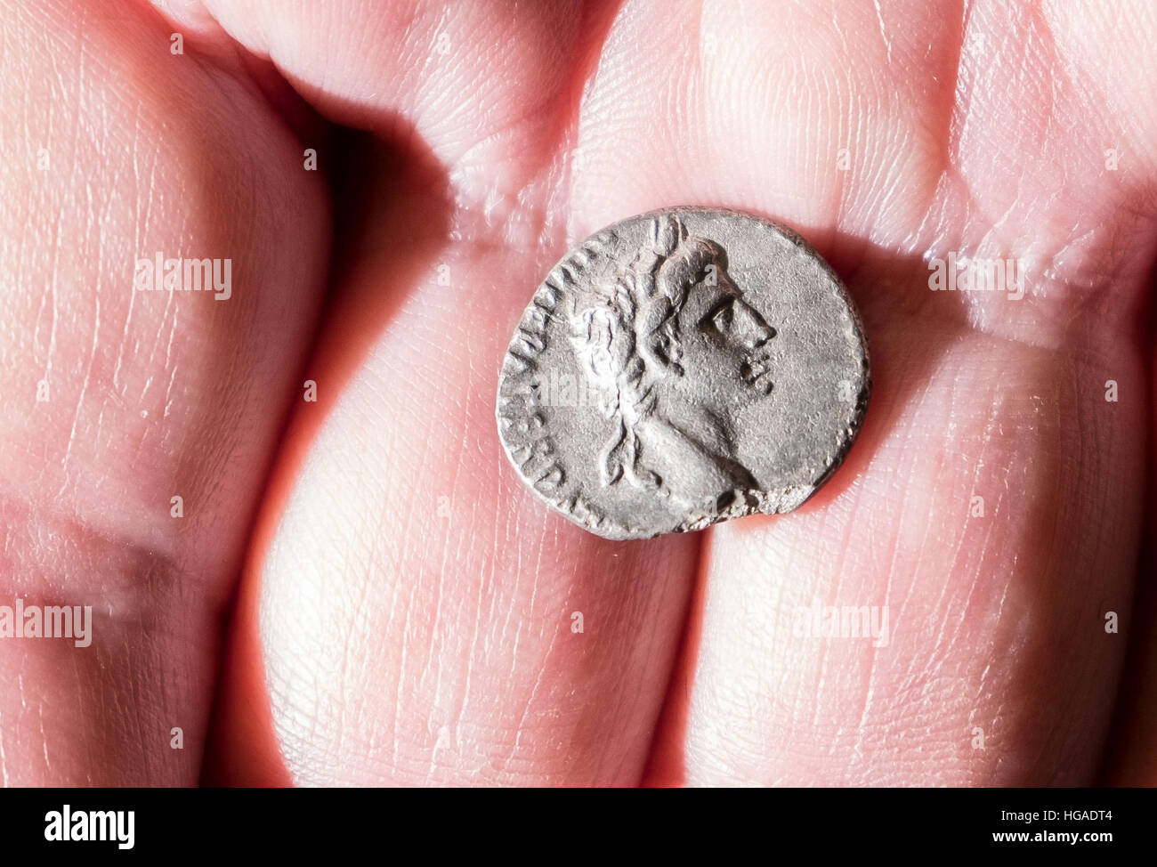 Augustus coin germany hi-res stock photography and images - Alamy