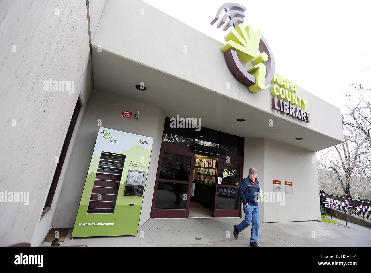 Napa, CA, USA. 4th Jan, 2017. The Napa County Library has installed a ...