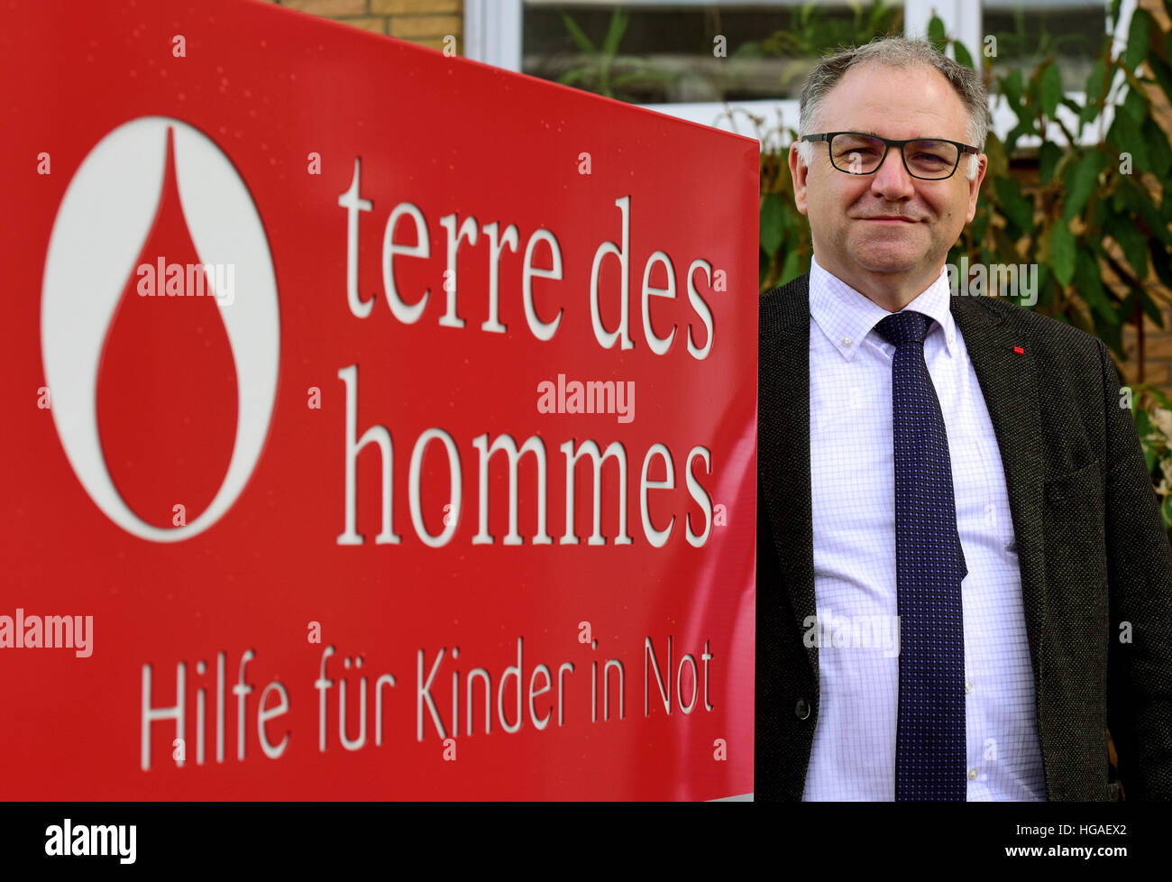 Osnabrueck, Germany. 06th Jan, 2017. Joerg Angerstein, spokesman of the ...