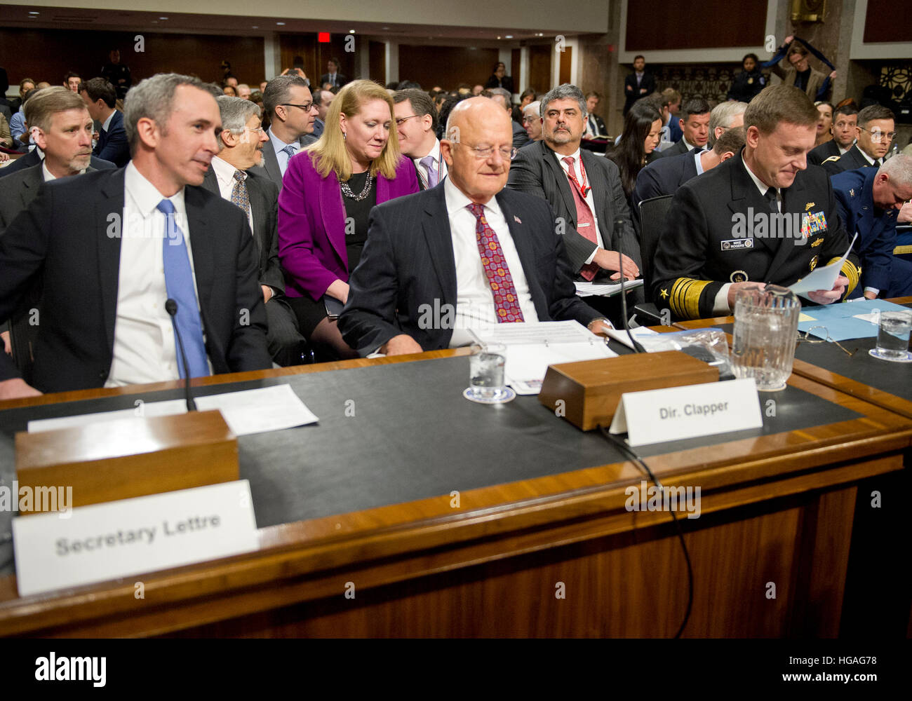 From left to right: Marcel J. Lettre II, Under US Secretary Of Defense ...