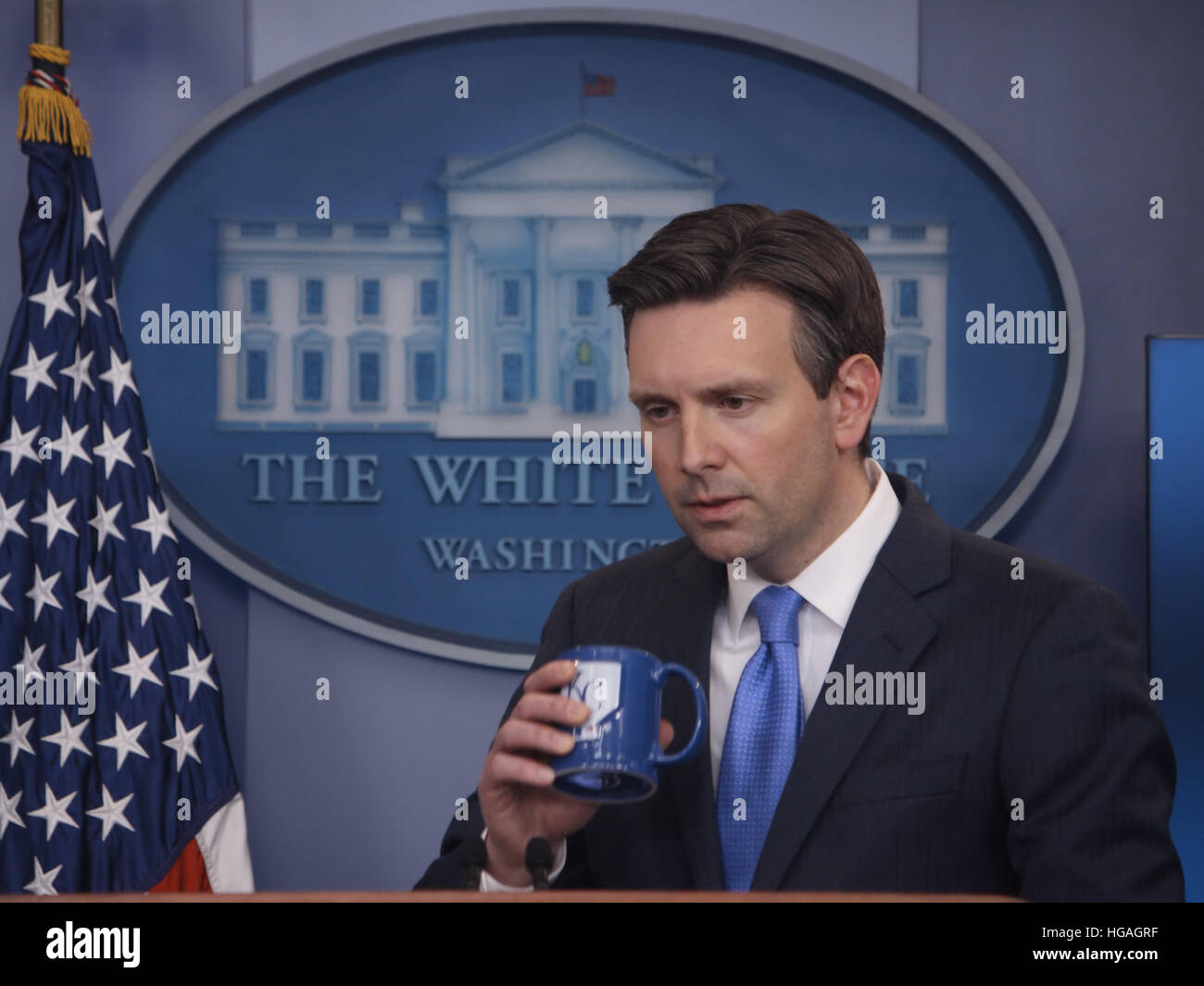 Washington, DC, USA. 6th Jan, 2017. White House Press Secretary Josh ...