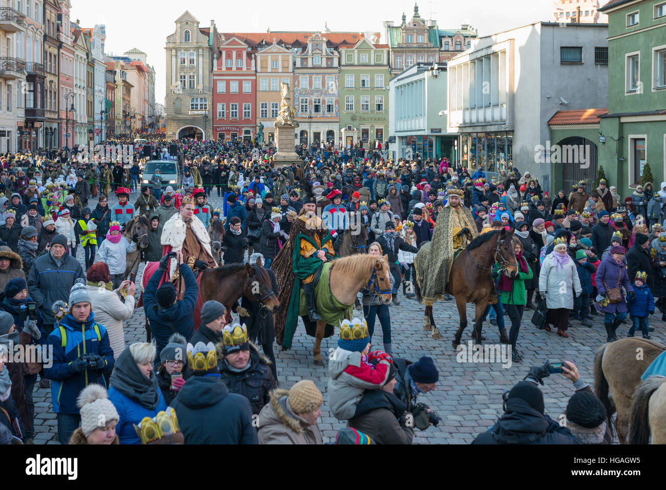 Poznan, Poland. 6th January, 2017. Epiphany holiday in Christian ...