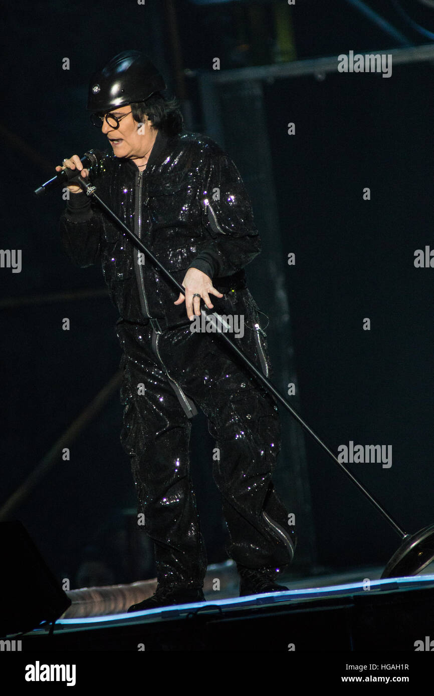 Milan Italy. 06th January 2017. The Italian pop singer-songwriter ...