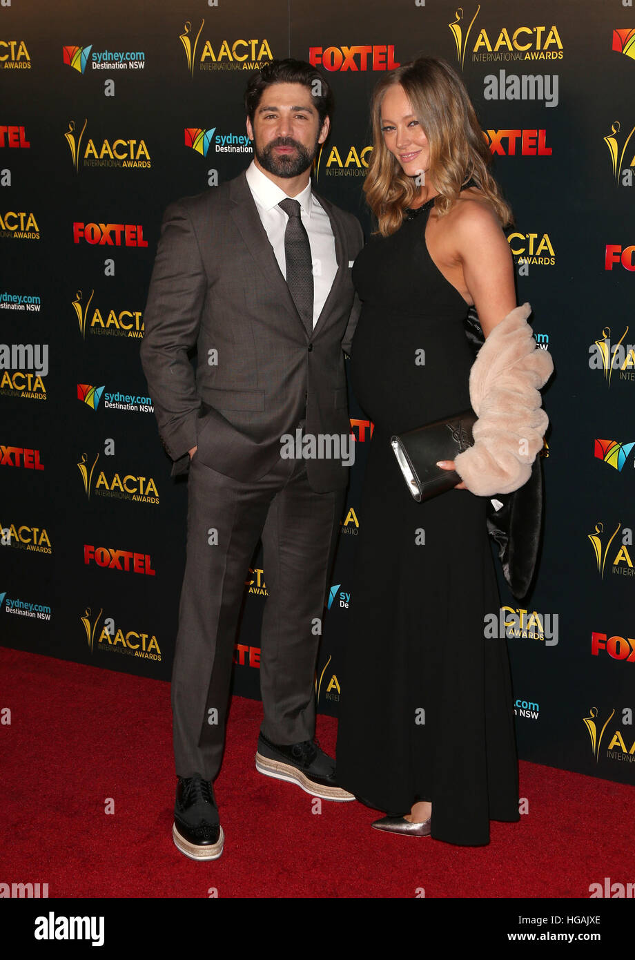 Hollywood, CA - JANUARY 06: Bren Foster, Chelsea Castles, At 6th AACTA ...