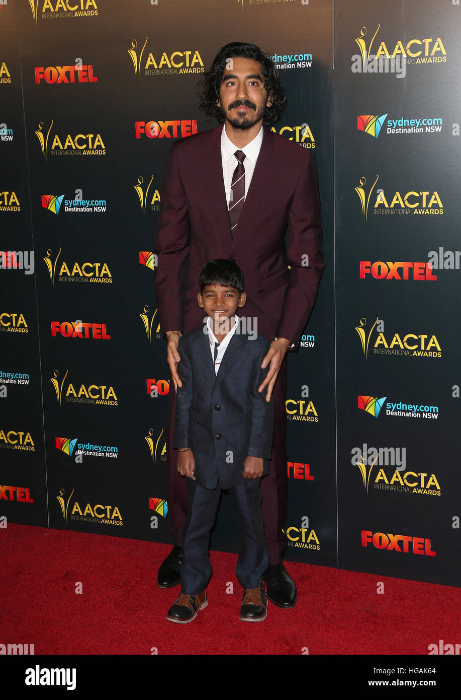 Hollywood, CA. 06th Jan, 2017. Dave Patel, Sunny Pawar, At 6th AACTA ...