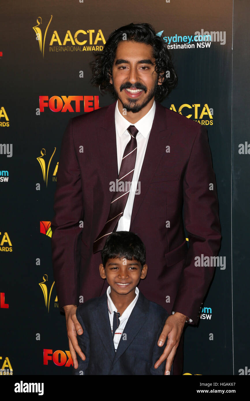 Hollywood, CA. 06th Jan, 2017. Dave Patel, Sunny Pawar, At 6th AACTA ...