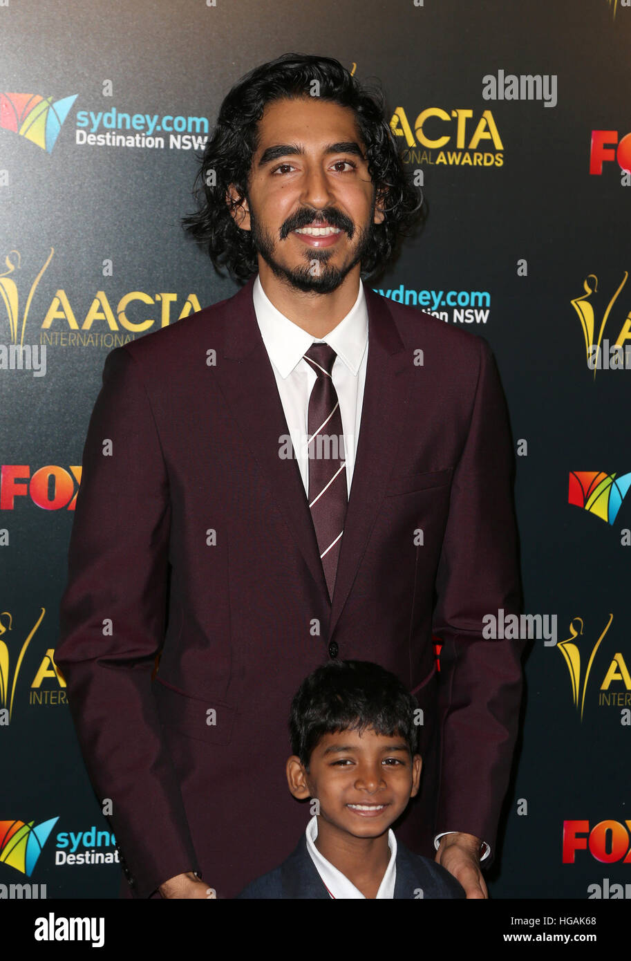 Hollywood, CA. 06th Jan, 2017. Dave Patel, Sunny Pawar, At 6th AACTA ...