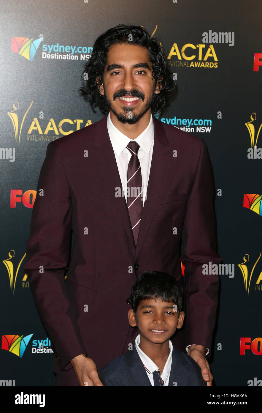 Hollywood, CA. 06th Jan, 2017. Dave Patel, Sunny Pawar, At 6th AACTA ...