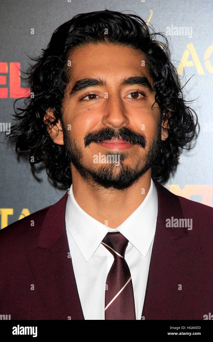 Los Angeles, CA, USA. 6th Jan, 2017. Dev Patel at arrivals for 6th ...