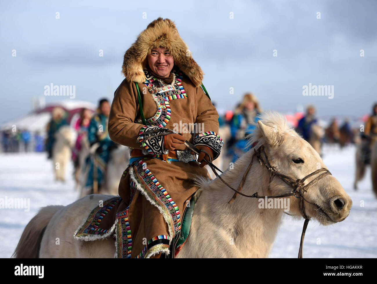 West Ujimqin, China's Inner Mongolia Autonomous Region. 7th Jan, 2017 ...