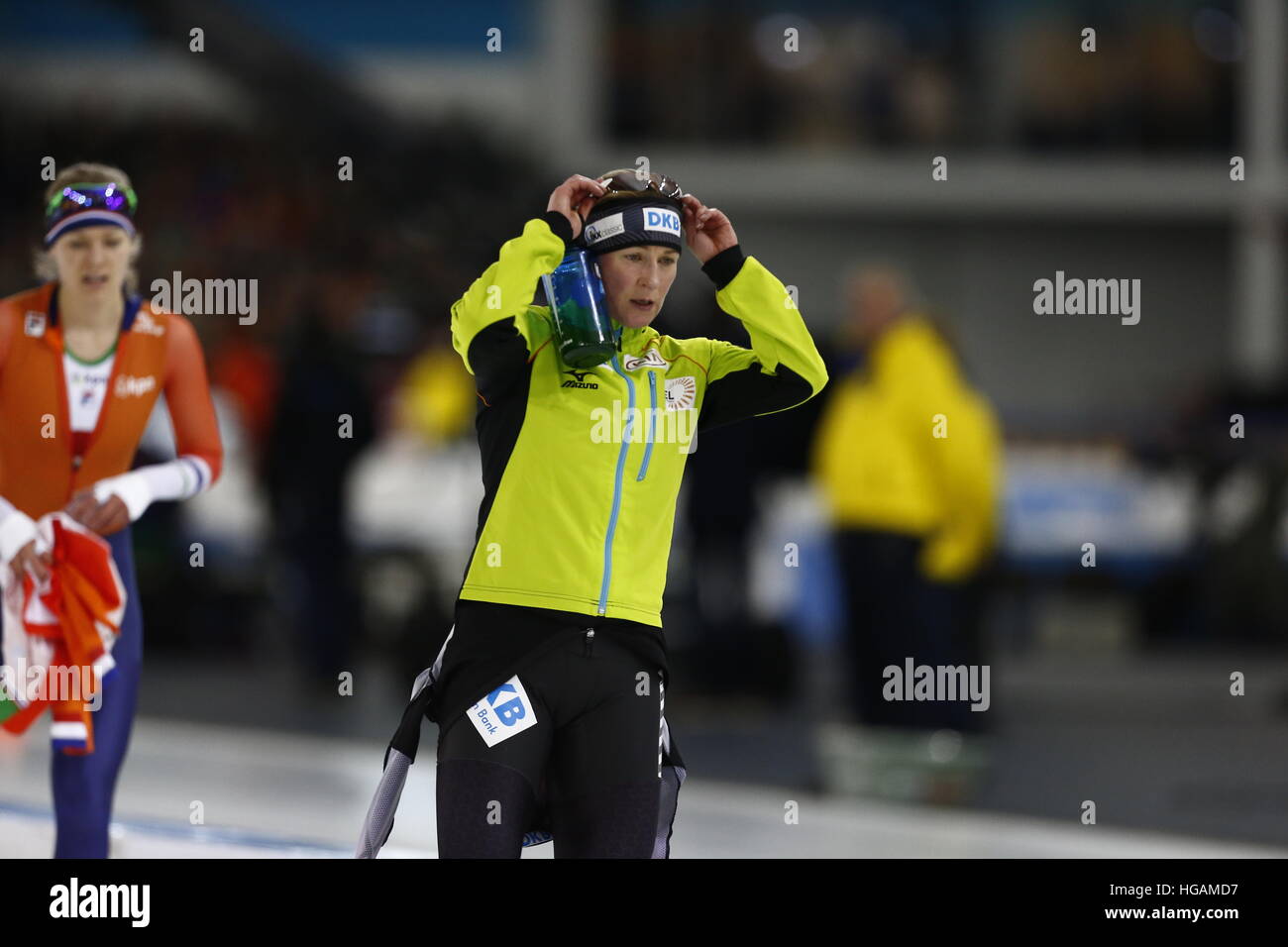 Heerenveen, Germany. 07th Jan, 2017. German ice skater Claudia ...